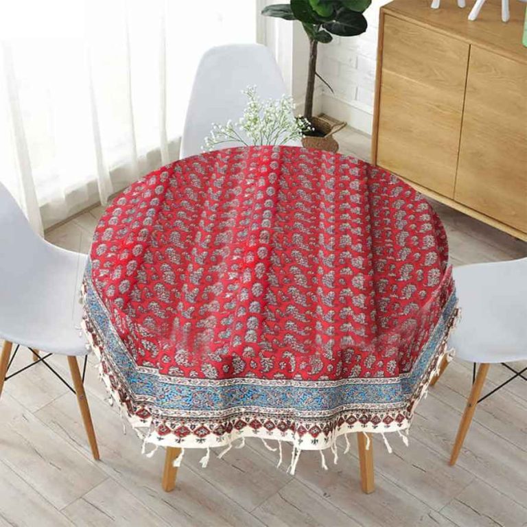 Iranian Tablecloth: Isfahan's Traditional Kalamkari Block Print Artmis ...