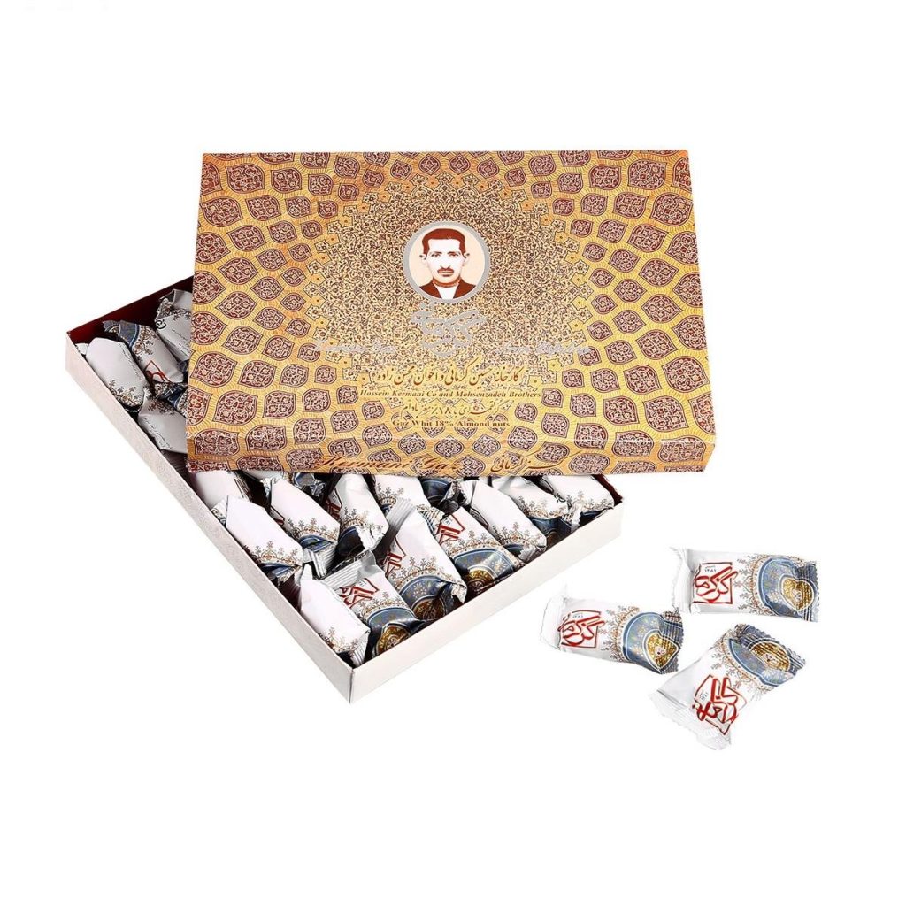Kermani Gaz 18% Almond Traditional Persian Rosewater Nougat Sweet (2x ...