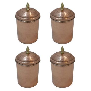 Copper Storage Jar Handcrafted to Enhance your Kitchen With Spoon ...