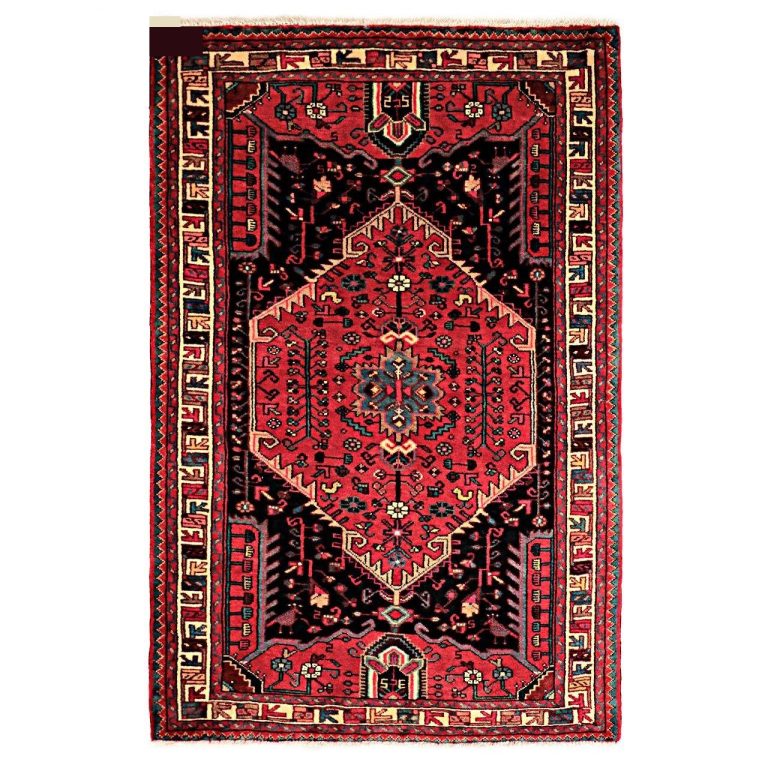 Second Hand Persian Wool Kilim Rug Handwoven Model Heris - ShopiPersia