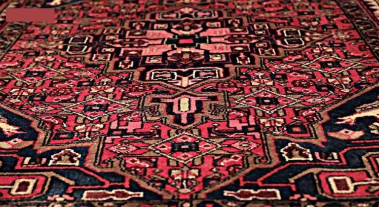 Hand-Knotted Hamadan Red Iranian Carpet Rug - ShopiPersia