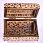 Handcrafted Wooden Jewelry Box with Persian Khatam Design - Majlesi ...