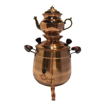 Persian Copper Stovetop Samovar Tea Maker with Teapot Model Diva ...
