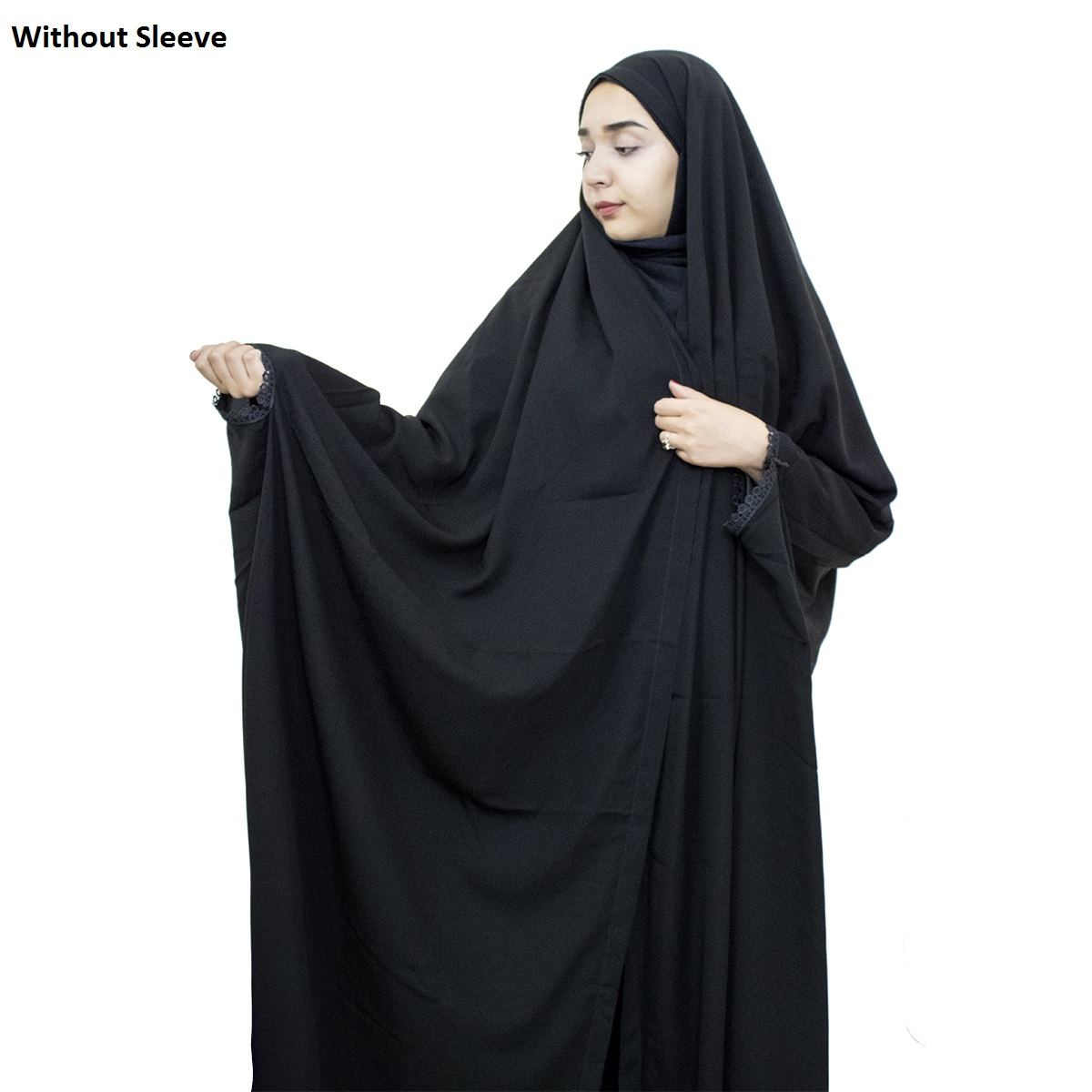 Islamic Arabic Black Chador Abaya Hejab for Women and Praying - Yaman ...