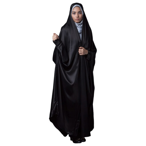 Islamic Arabic Black Chador Abaya Hejab with Sleeves for Women and ...
