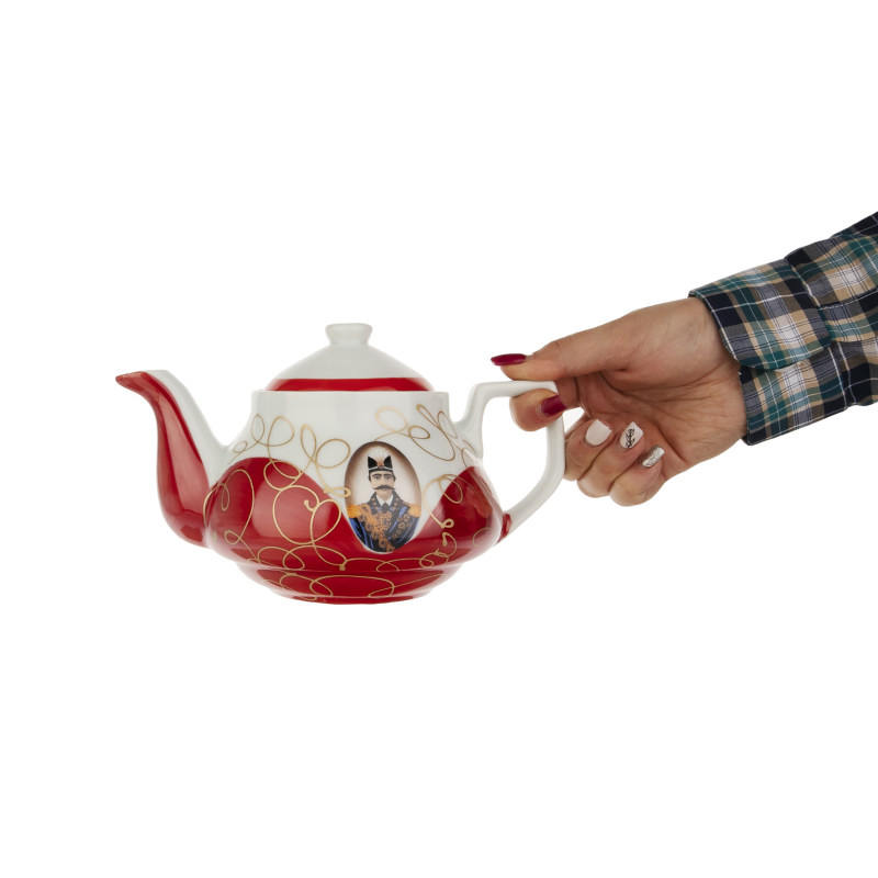 Shah Abbasi Serving Teapot Traditional Persian Qajar Design - ShopiPersia