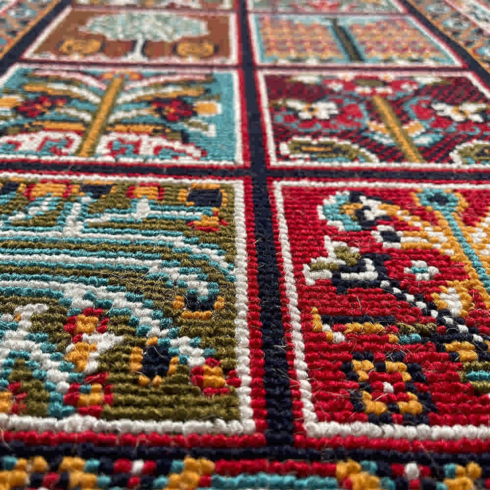 Persian Style Black Doormat Model Kheshti - ShopiPersia