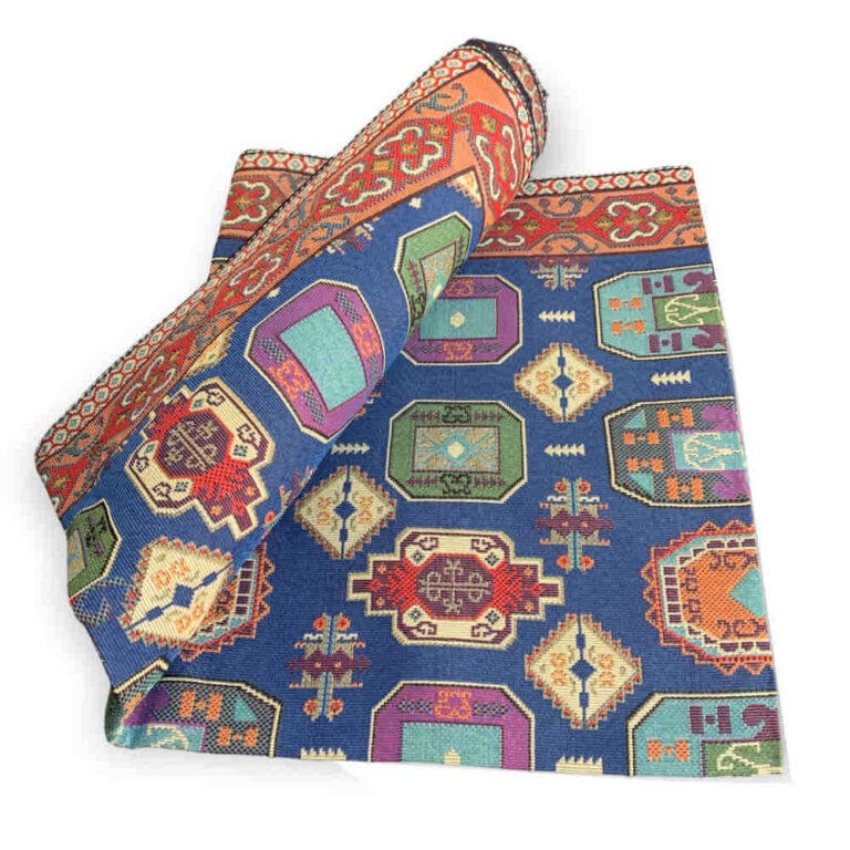 Large Boho Persian Style Indoor Floor Mat Mohsen - ShopiPersia