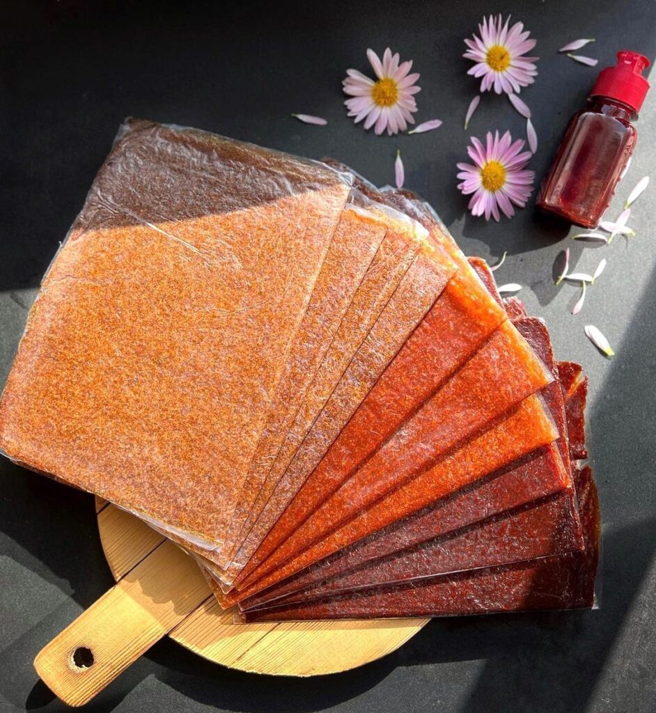 Persian Homemade Apricot Lavashak – Sour Fruit Leather Roll, 800g ...