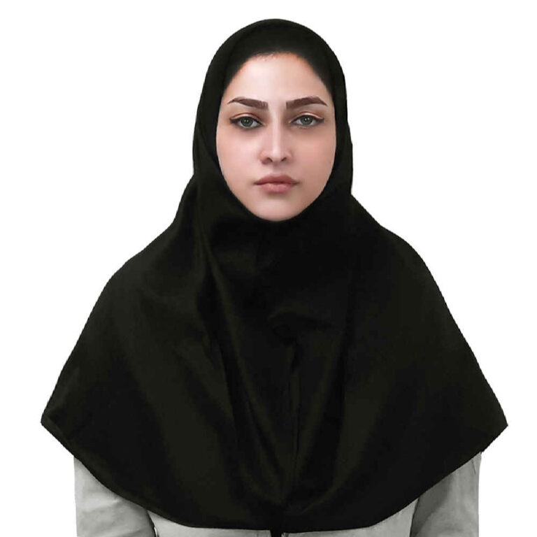 Iranian Maghnaeh Headscarf Hijab for Women - Model Zhabin30 - ShopiPersia