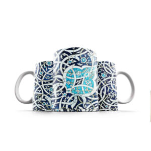 Persian Ceramic Coffee Mug Model Eslimi - ShopiPersia