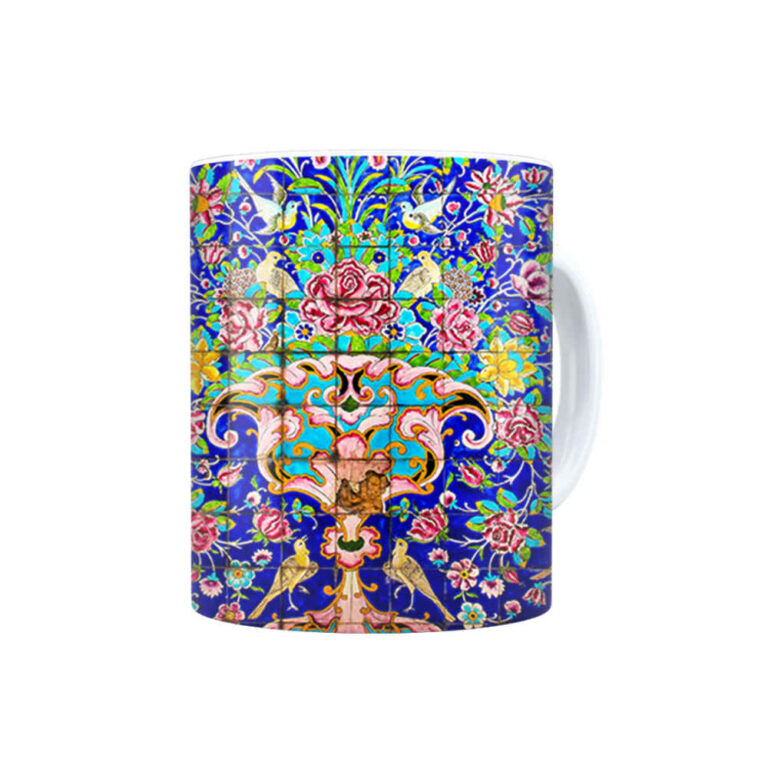 Persian Ceramic Coffee Mug With Fazel Nazari Poem - ShopiPersia