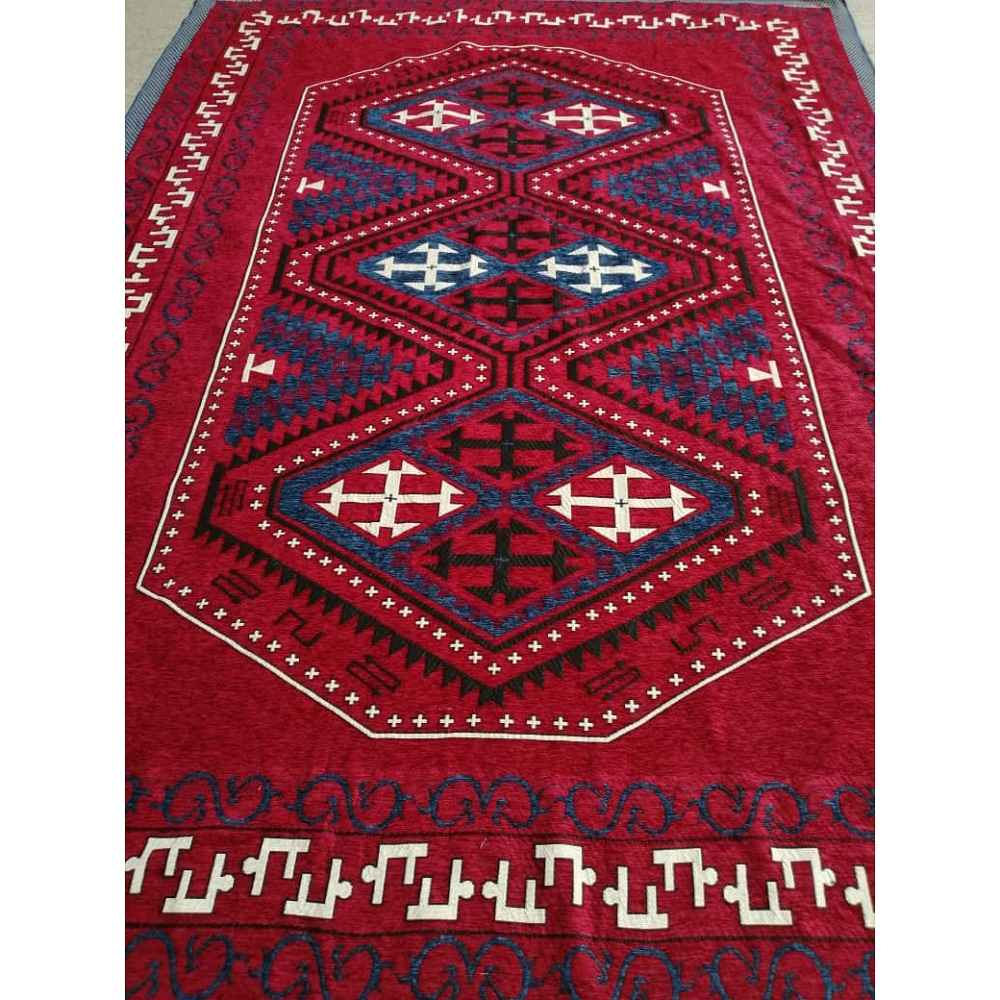 Large Boho Persian Style Indoor Floor Mat Hamta - ShopiPersia