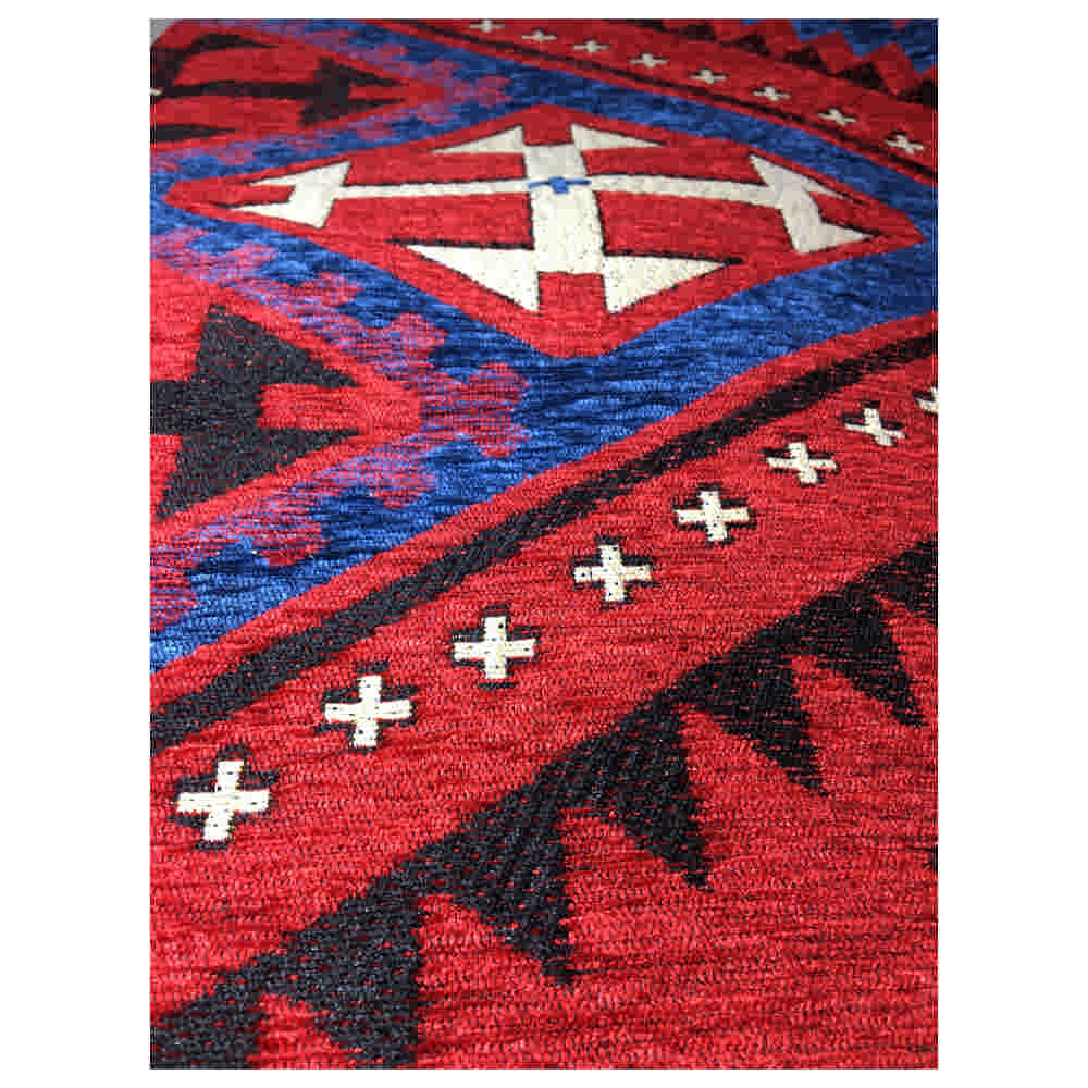 Large Boho Persian Style Indoor Floor Mat Hamta - ShopiPersia