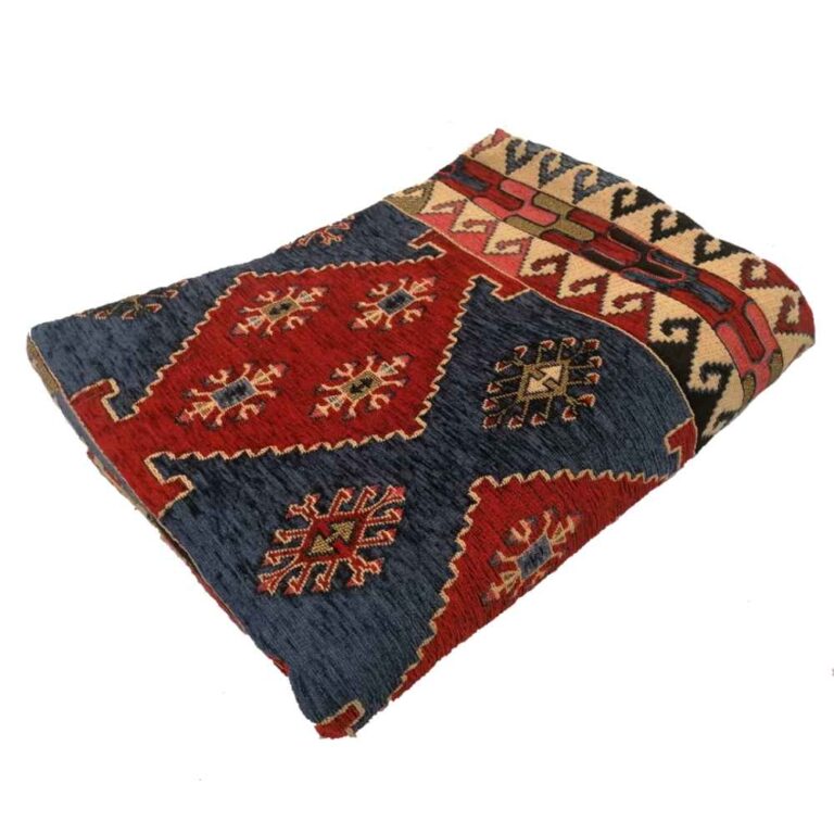 Large Boho Persian Style Indoor Floor Mat Khesht - ShopiPersia