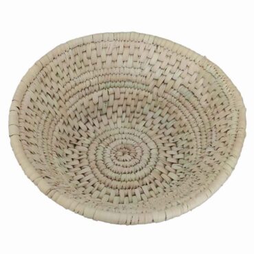 Persian Handwoven Palm Leaf Storage Basket Model Tanin - ShopiPersia