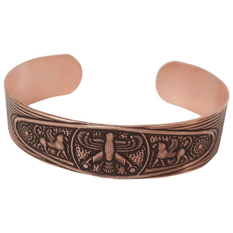 Islamic Copper Bracelet Nad e Ali Verse - ShopiPersia