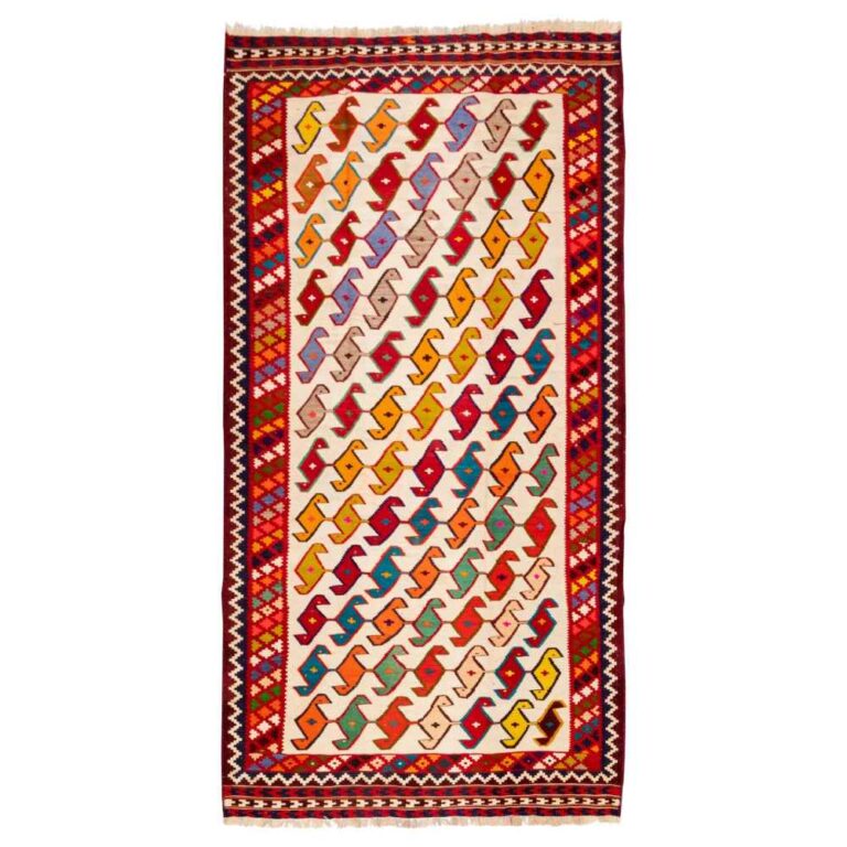 Fars Traditional Handwoven Persian Kilim Rug Aynaz - ShopiPersia