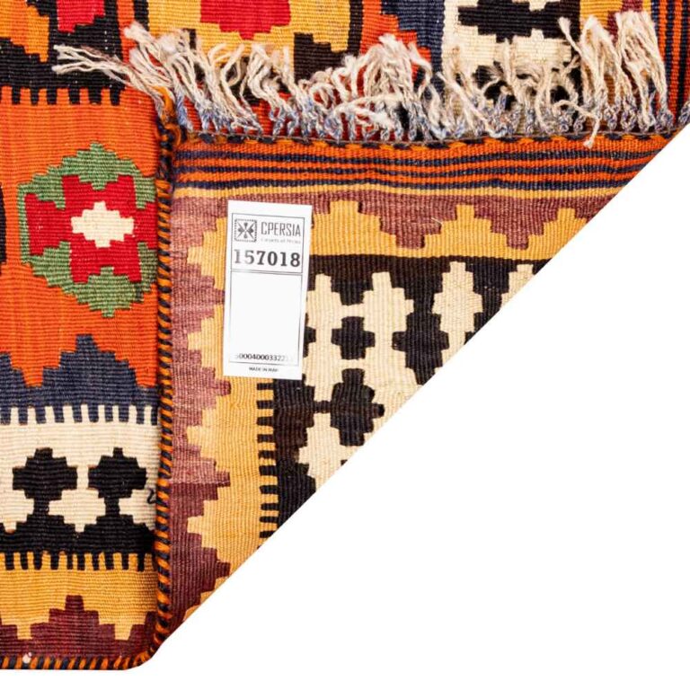 Fars Style Flat Woven Wool Persian Kilim Rug Shahin - ShopiPersia