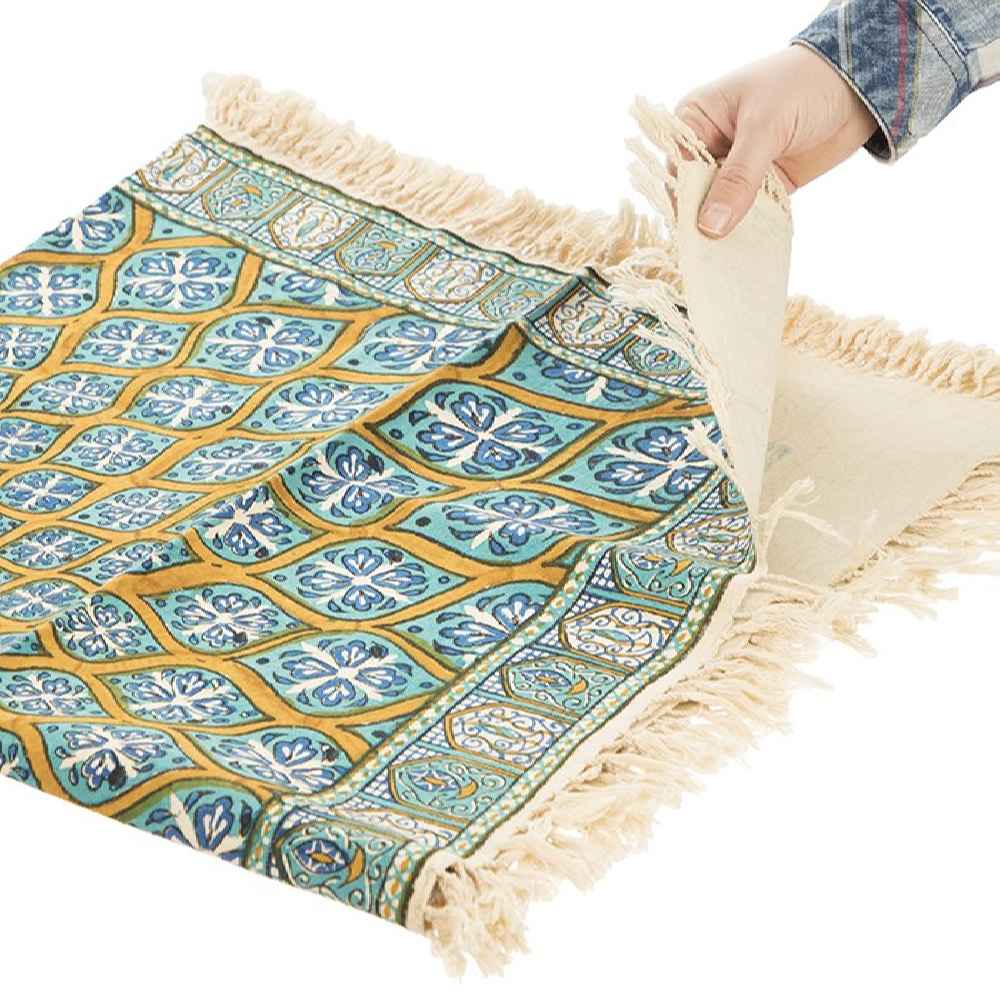 Iranian Tablecloth: Isfahan's Traditional Kalamkari Block Print Borna ...