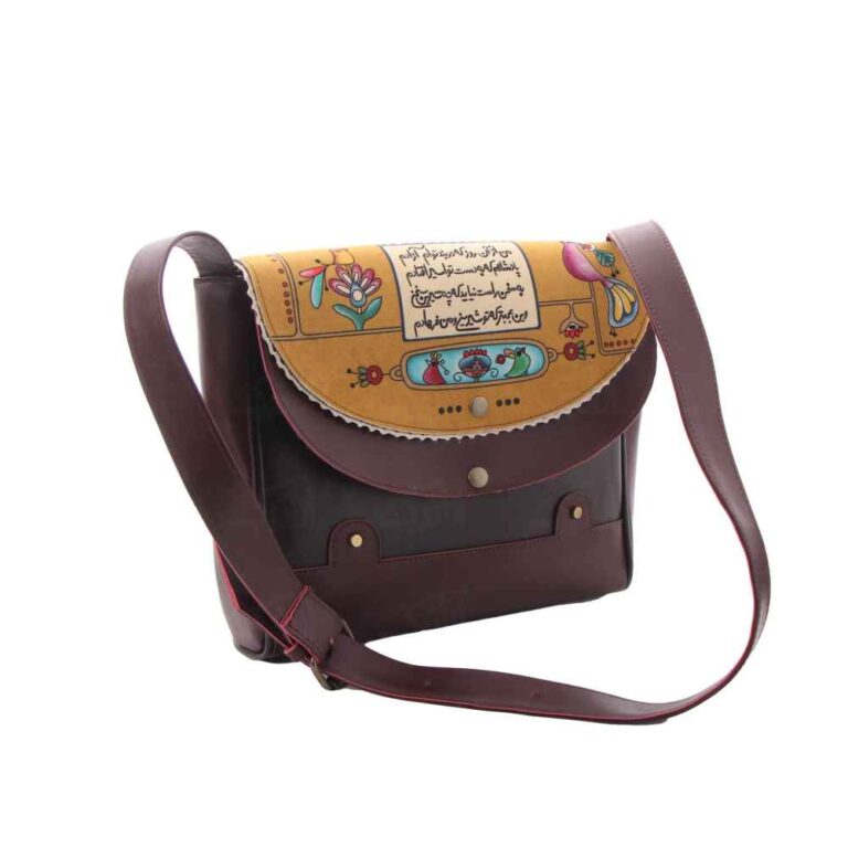 Leather Crossbody Shoulder Bag Luxurious Handcrafted Persian Azad ...