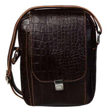 Luxurious Handcrafted Leather Crossbody Bag - Shab Edition - ShopiPersia