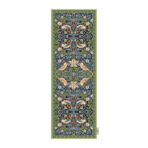 Persian Elegance Green Velvet Table Runner Arash - ShopiPersia