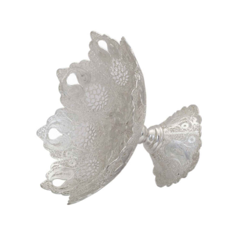 Persian Filigree Decorative Bowl – Paria Malileh-Kari Silver Fruit Bowl ...