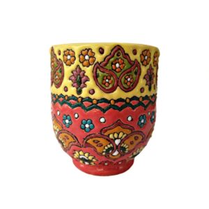 Handcrafted Artistic Pottery Cup Model Hana - ShopiPersia