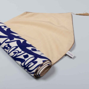 Persian White Velvet Table Runner Model Safa - ShopiPersia