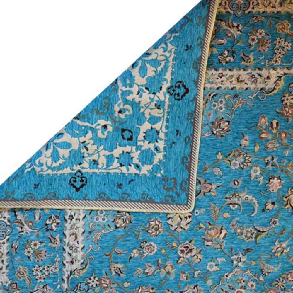 Large Boho Persian Style Indoor Floor Mat Sina - ShopiPersia