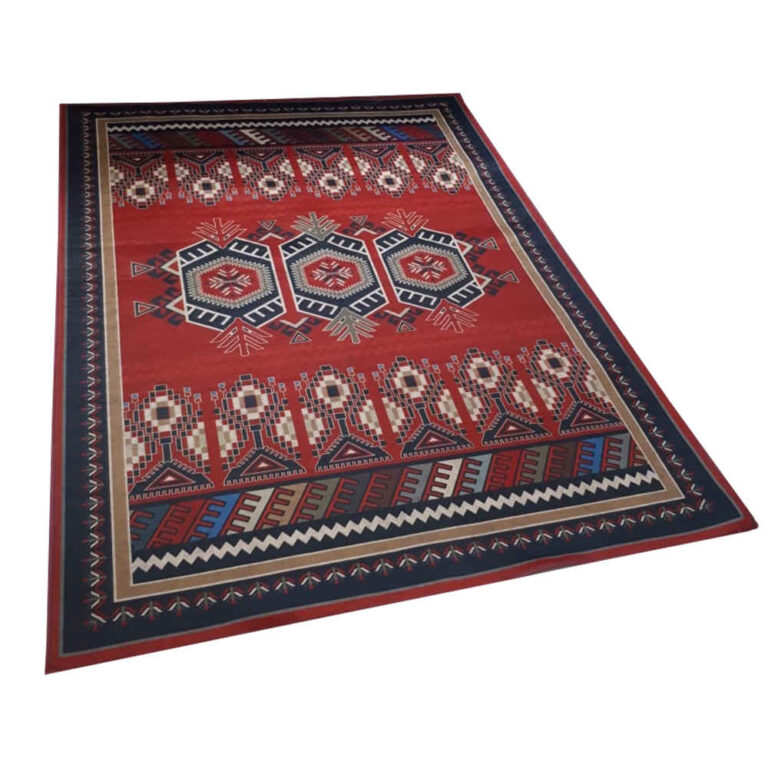 Machine-Made Wool Felt Rug Model Anahita - ShopiPersia