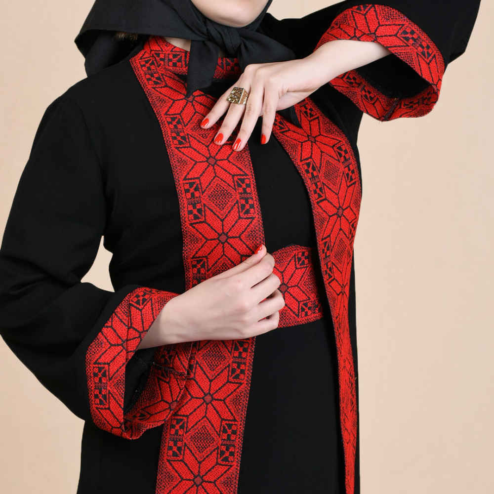 Elegant Abaya for Muslim Women with Black Soft Fabric - ShopiPersia