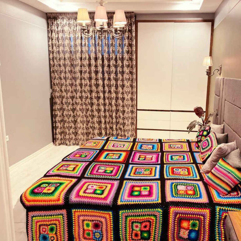 Cotton Knitted Bedspread Model Parto - ShopiPersia