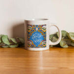 Persian Ceramic Coffee Mug Model Shokr - ShopiPersia