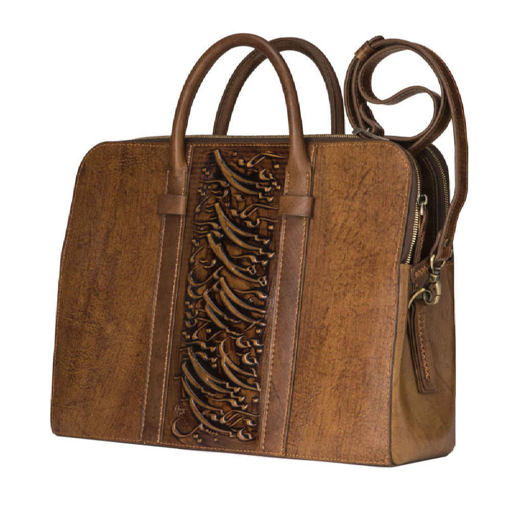 Persian Leather Handbag Model Negar - ShopiPersia