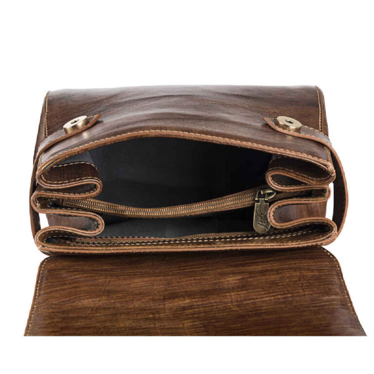 Luxurious Handcrafted Leather Crossbody Shoulder Bag - Dorrin Design ...