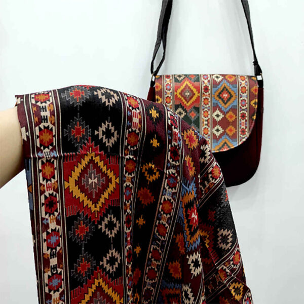 Bohemian Crossbody Shoulder Bag & Shawl Set with Traditional Design ...