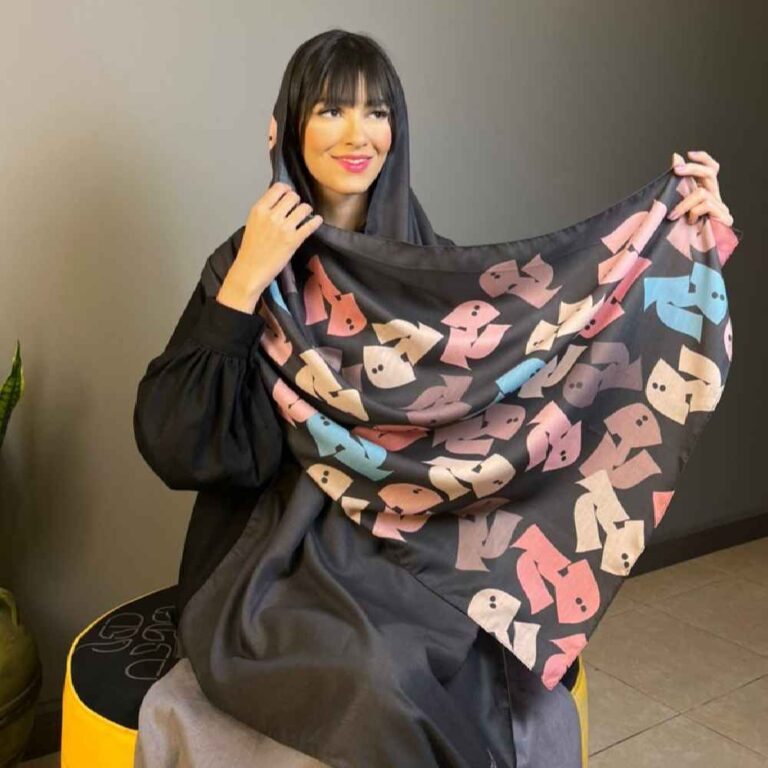 Persian Printed Shawl Artistic & Lightweight Hich - ShopiPersia