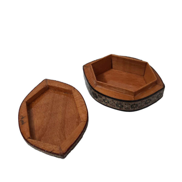 Handcrafted Wooden Jewelry Box with Persian Khatam Design - Cheshmi ...