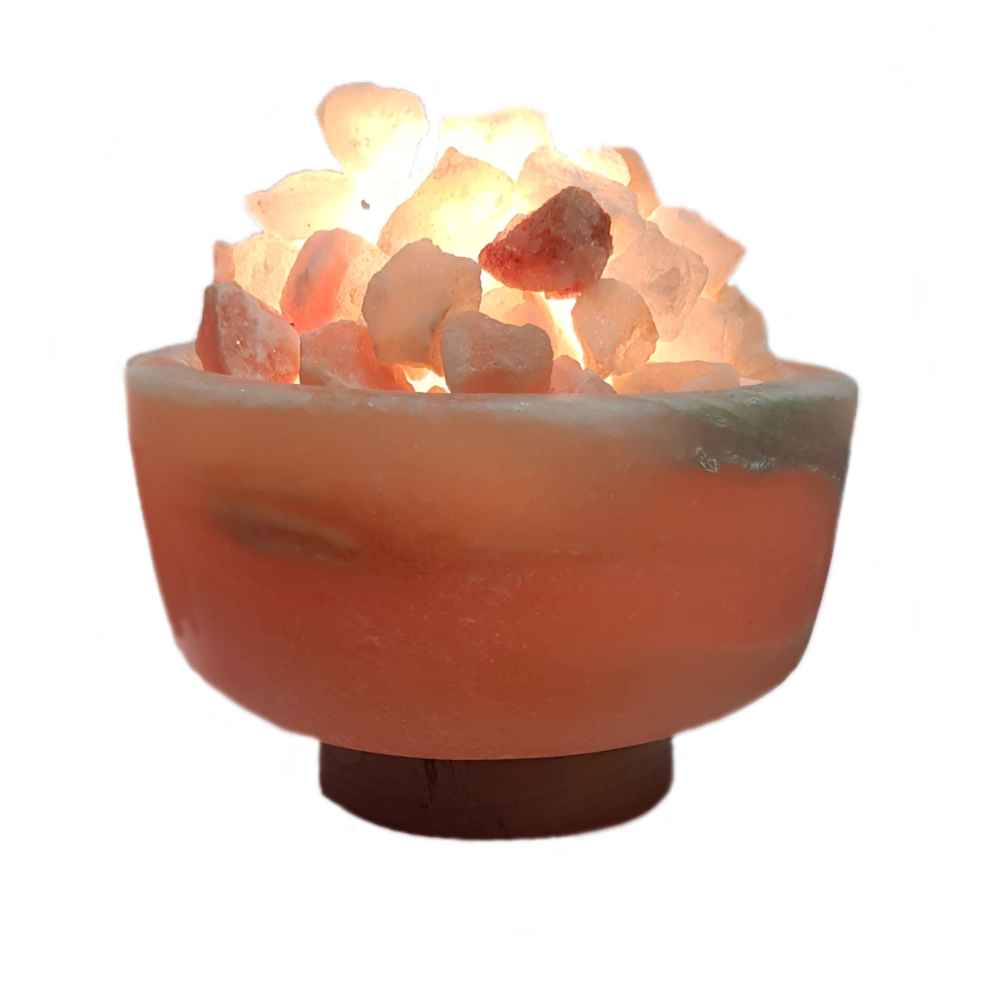 Salt Lamp Bowl With Chunks Model Rima - ShopiPersia