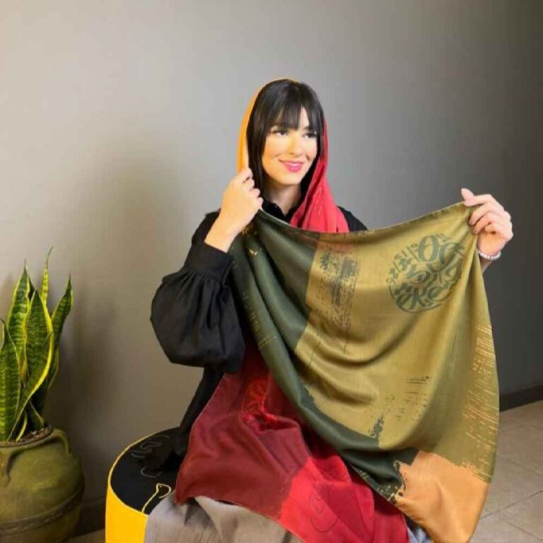 Persian Printed Shawl Artistic & Lightweight Koocheh - ShopiPersia