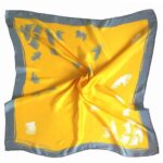 Artistic Print Mini Silk Scarf for Women Luxe and Vibrant Azadi ...