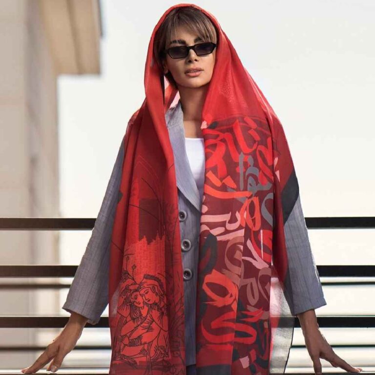 Persian Printed Shawl Artistic & Lightweight Bita - ShopiPersia