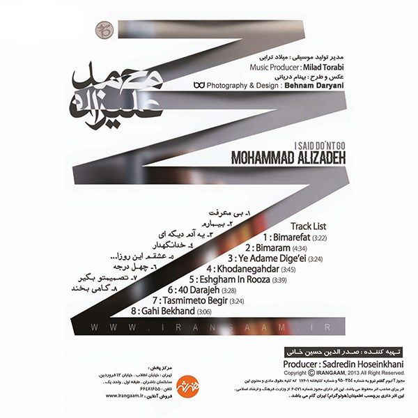 I Said Dont Go Music Album by Mohammad Alizadeh