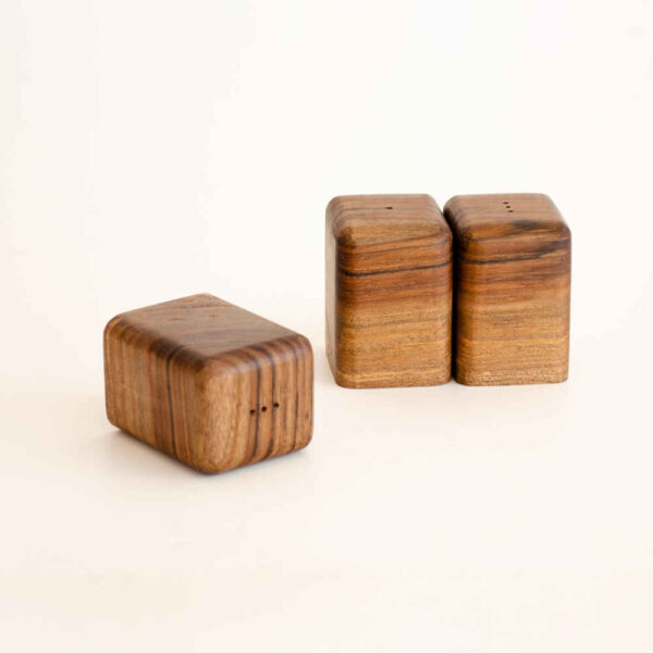 Set of Wooden Salt & Pepper Shakers Hamta - ShopiPersia