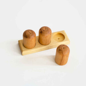 Set of Wooden Salt & Pepper Shakers Yara - ShopiPersia