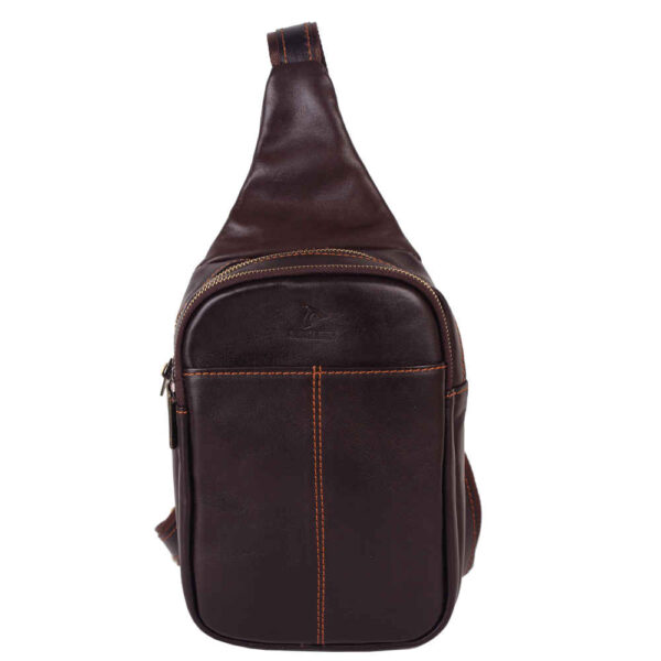 Leather Shoulder Sling Bag Model Barez - ShopiPersia