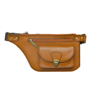 Persian Genuine Leather Waist Pack Model Saghar - ShopiPersia