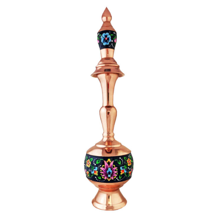 Decorative Copper Bottle Handcrafted Persian Engraved Esalat (2x ...